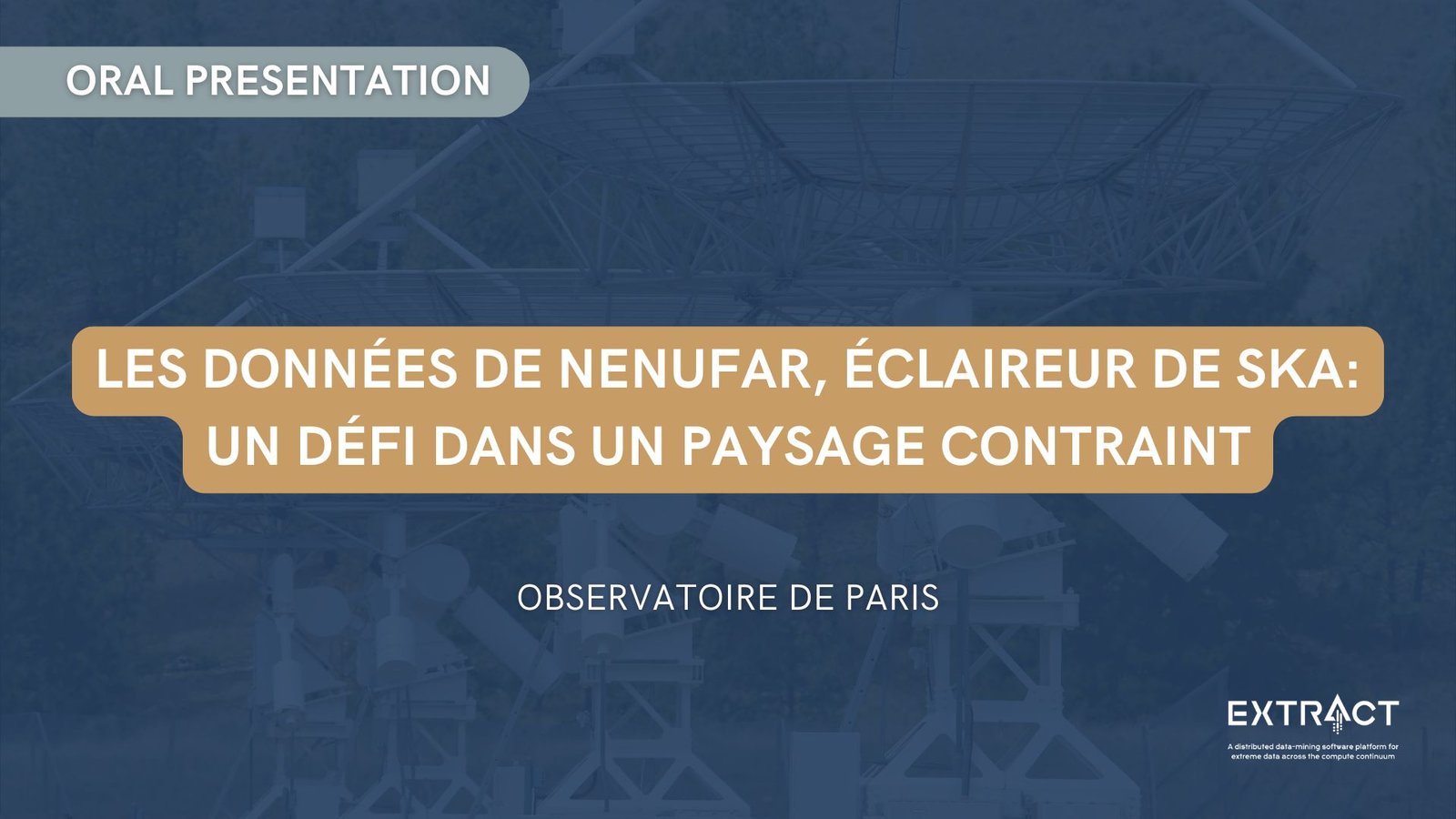 Les données de NenuFAR, éclaireur de SKA: un défi dans un paysage ...